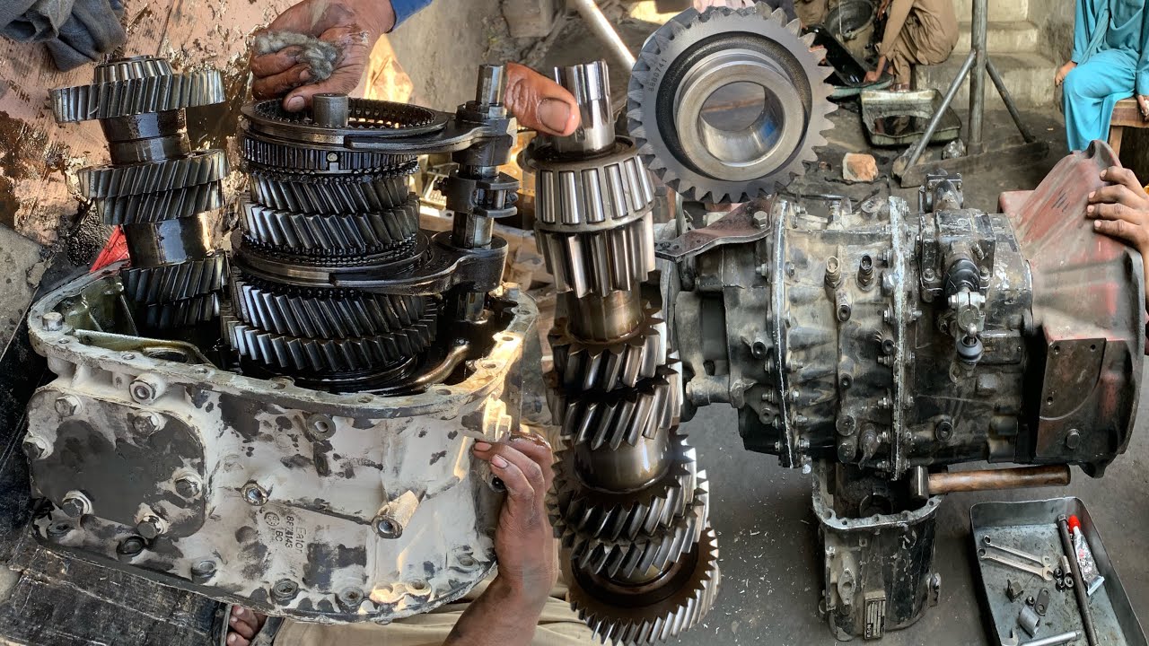 How to Restoration Hino Truck manual Gearbox With Simple Tools | Repair ...