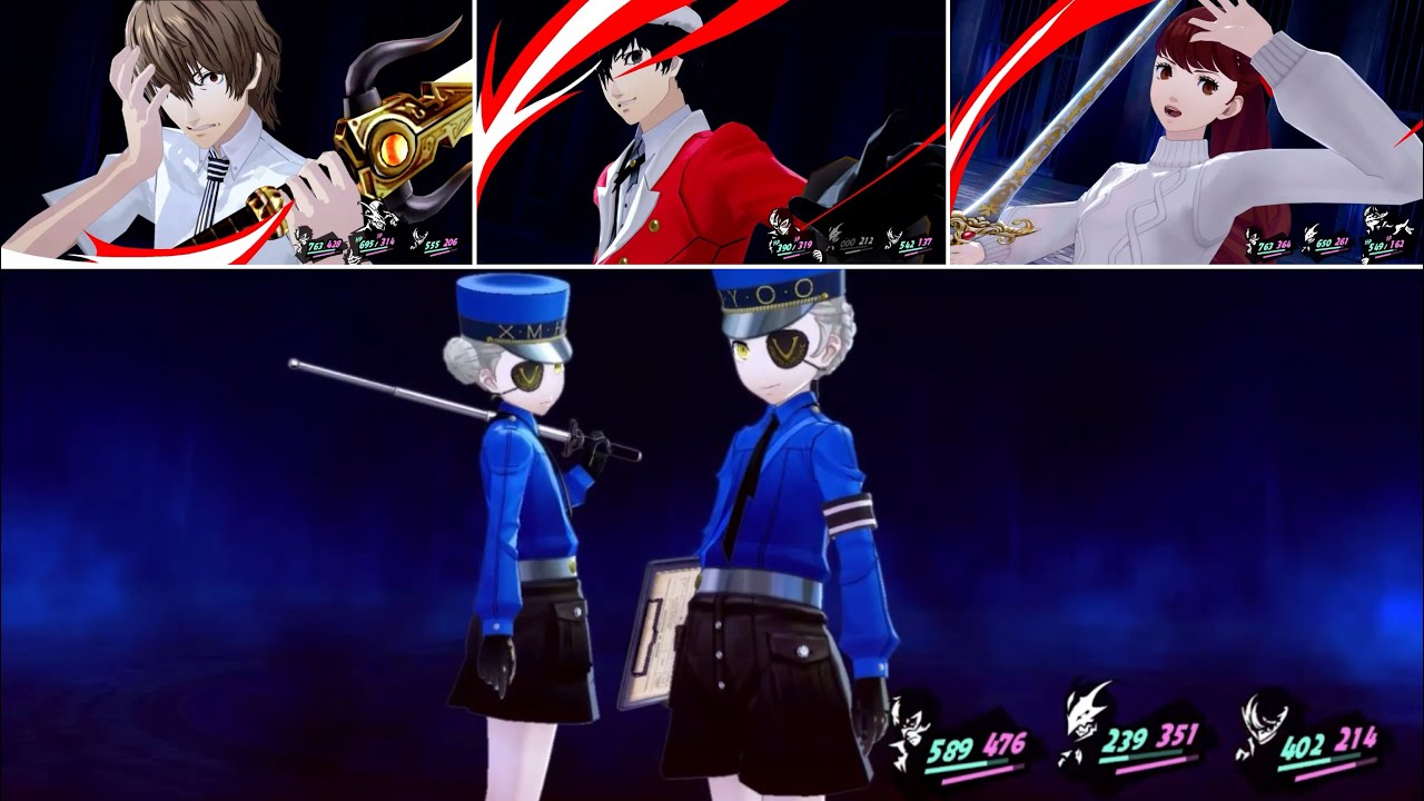 Persona 5 Royal Secret Twins Boss Fight Vs Royal Trio (Hard, LvL 82 ...