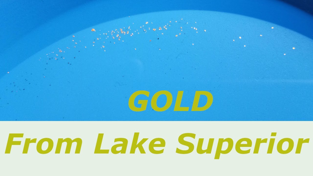 I Got A Lot Of GOLD From Lake Superior Black Sand - YouTube