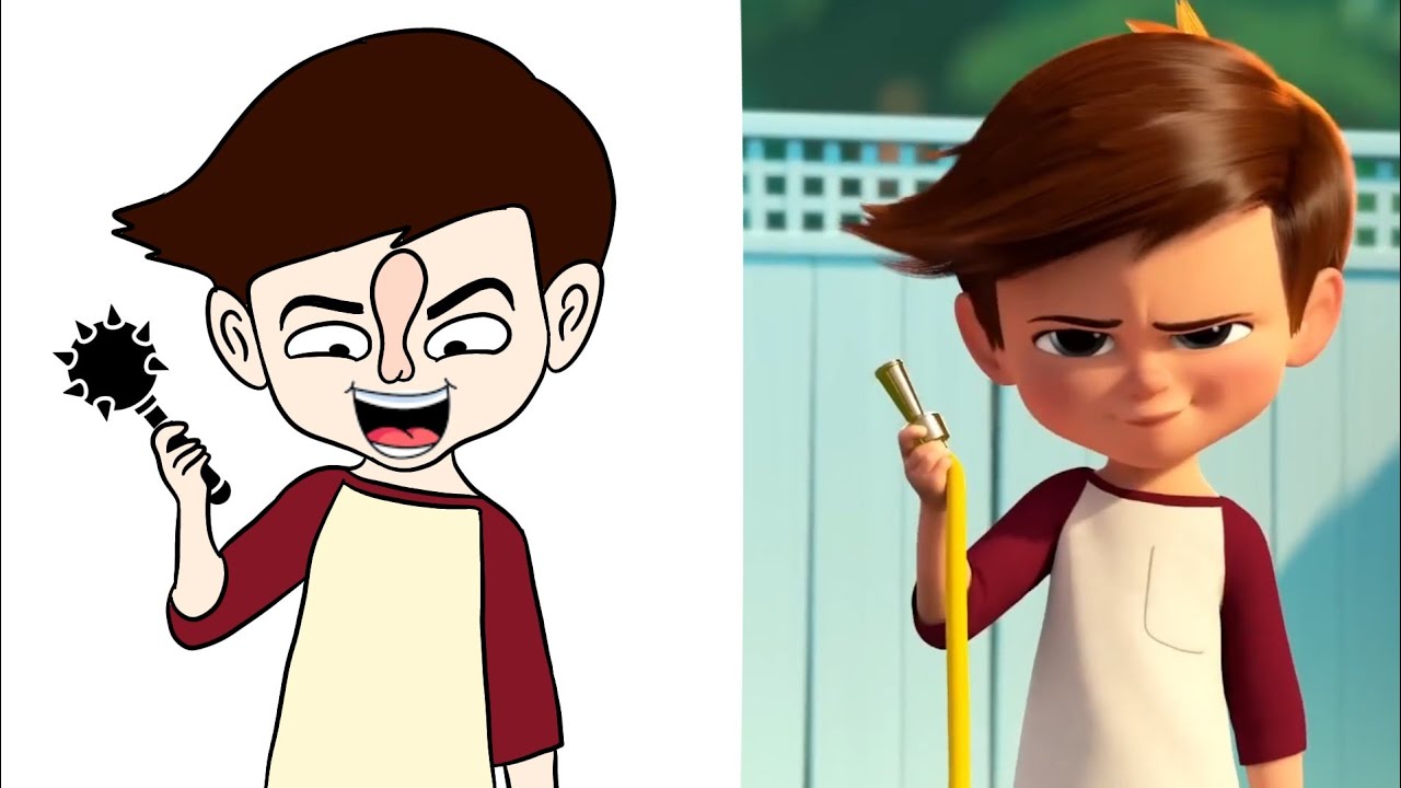 The Boss Baby - Tim vs Baby Gang Drawing Meme | Fandango Family ...