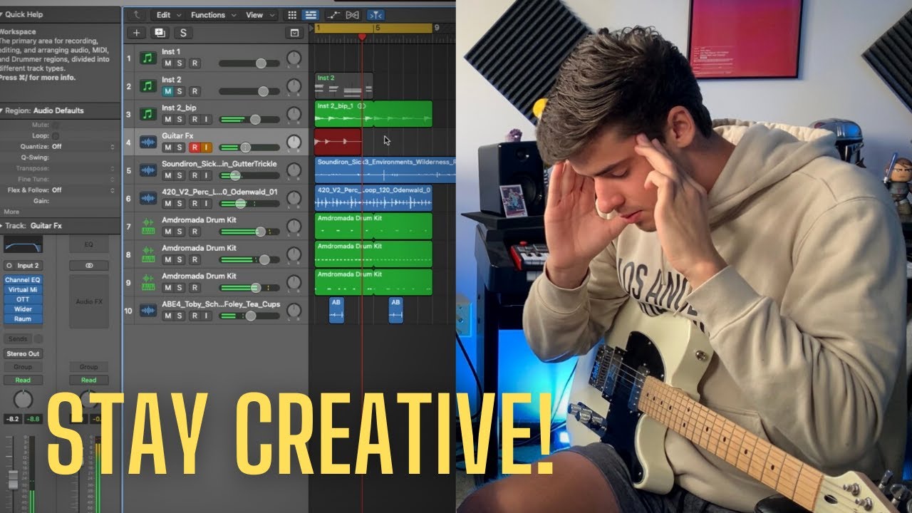 HOW I STAY CREATIVE AND MOTIVATED AS A MUSIC PRODUCER! | MAKING MY MOST ...