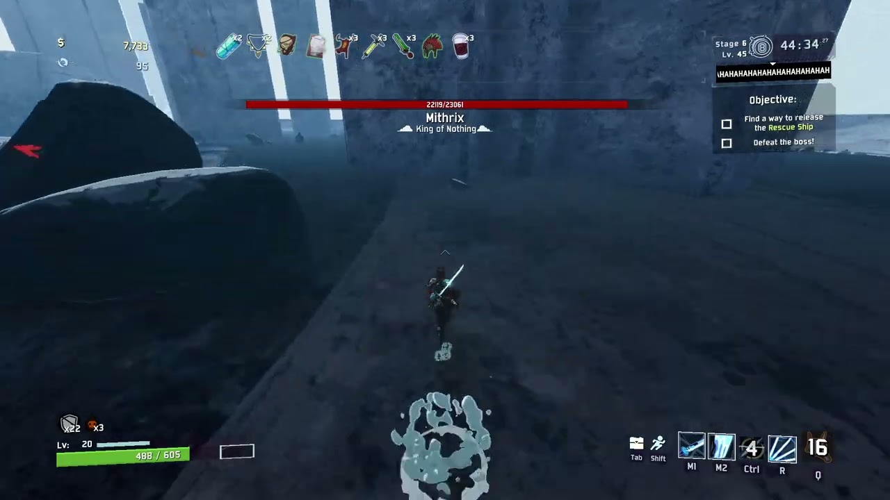 mithrix stage 4 when I run perpendicularly - YouTube