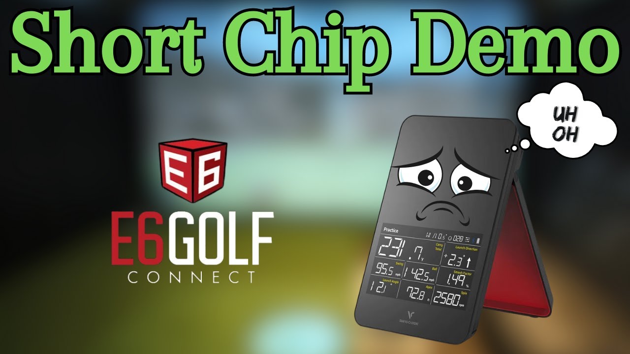 Voice Caddie SC4 Short Chip Shots Demo in E6 Connect - YouTube