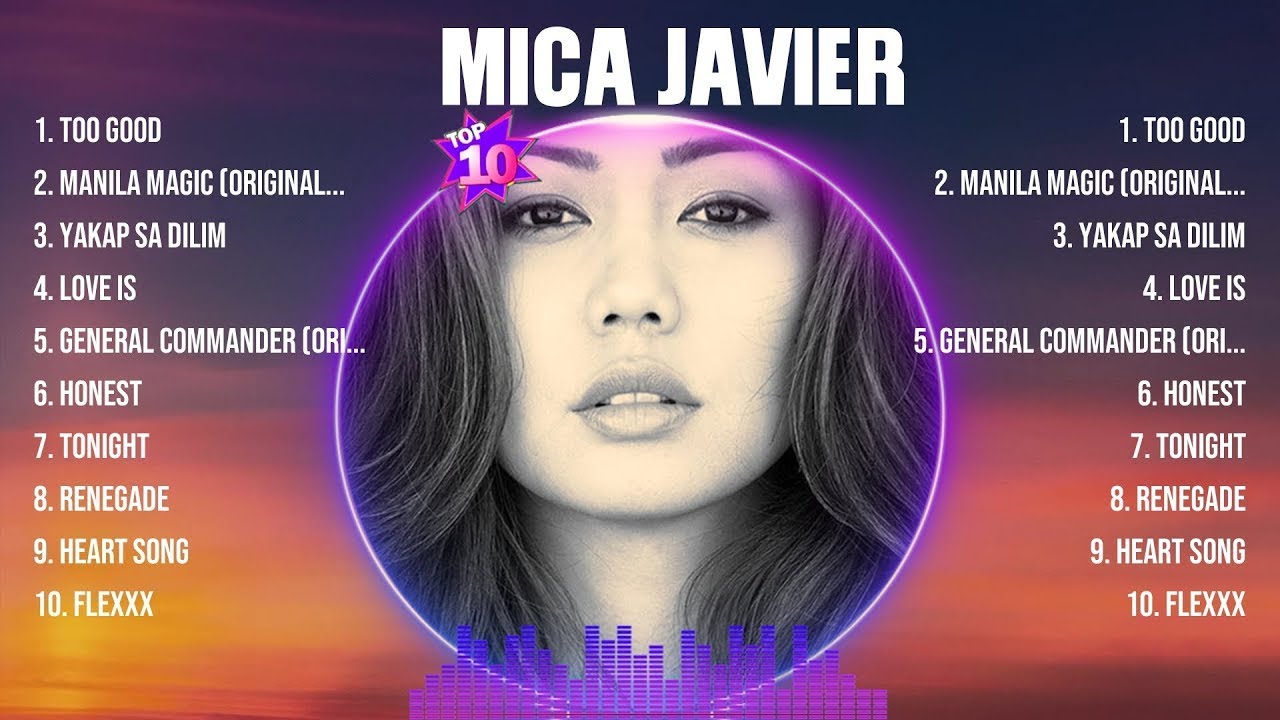 Mica Javier Greatest Hits ~ OPM Music ~ Top 10 Hits of All Time - YouTube