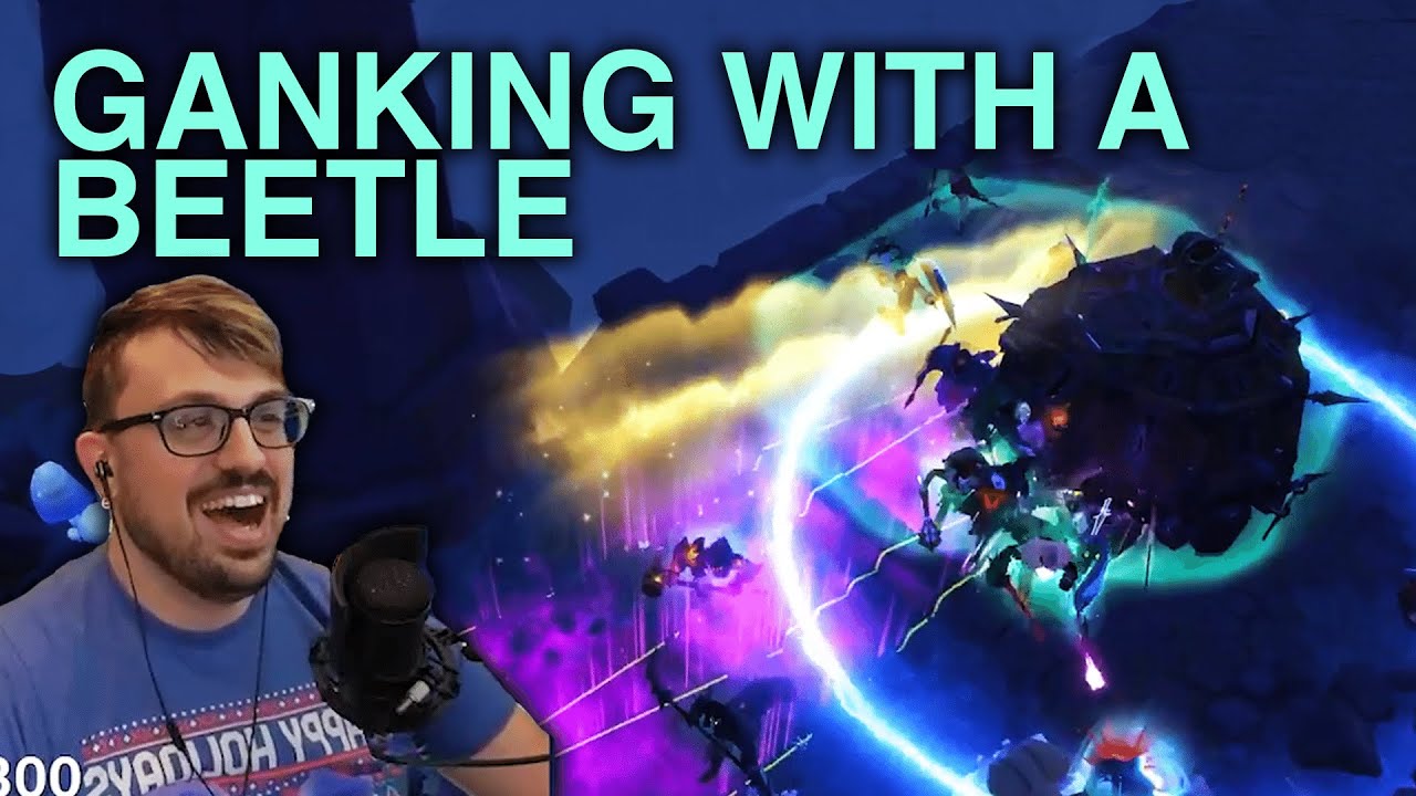 We bring a battle mount to Red Zone ganking | Albion Online PvP - YouTube