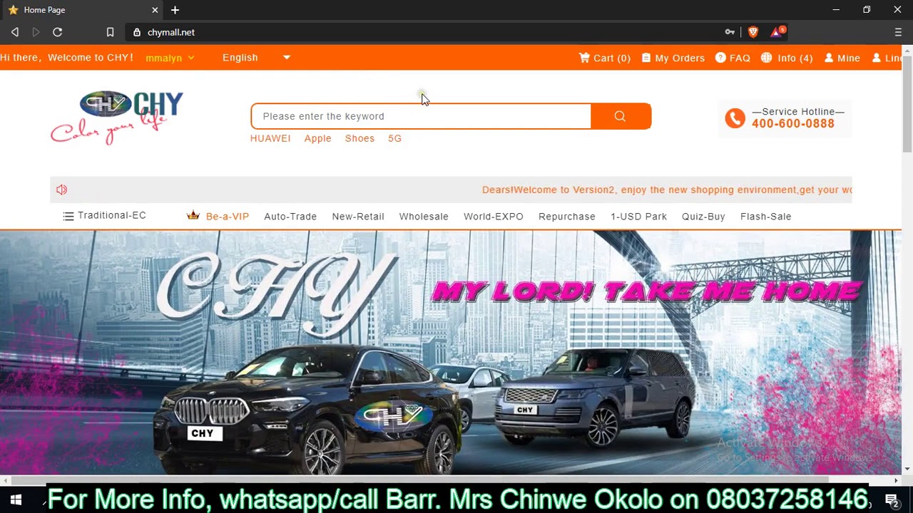 How to Register in the New Chymall - YouTube