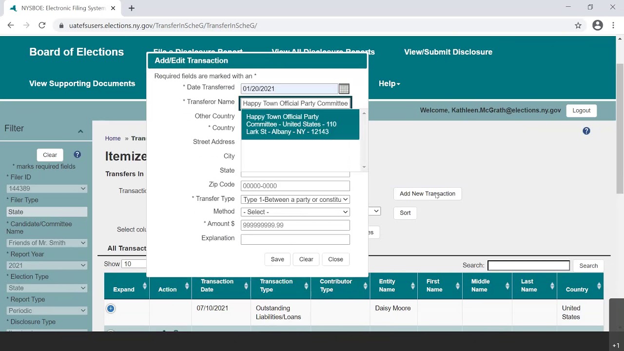 Transfers In & Transfers Out - YouTube