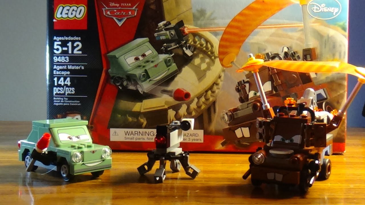 Lego Cars 2: Agent Mater's Escape 9483 2012 Set Review - YouTube