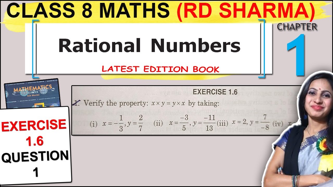 RD Sharma Class 8 Exercise 1.6 Question 1 Solution | Chapter 1 Rational ...