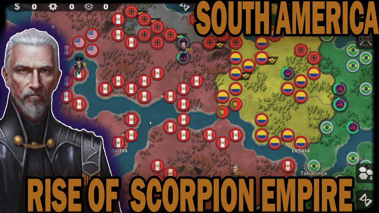 SOUTH AMERICA #1 Rise Of Scorpion Empire! World Conqueror 4 - YouTube