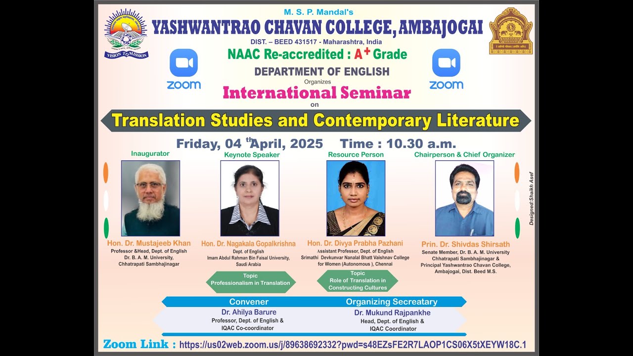 International Seminar on Translation Studies and Contemporary ...