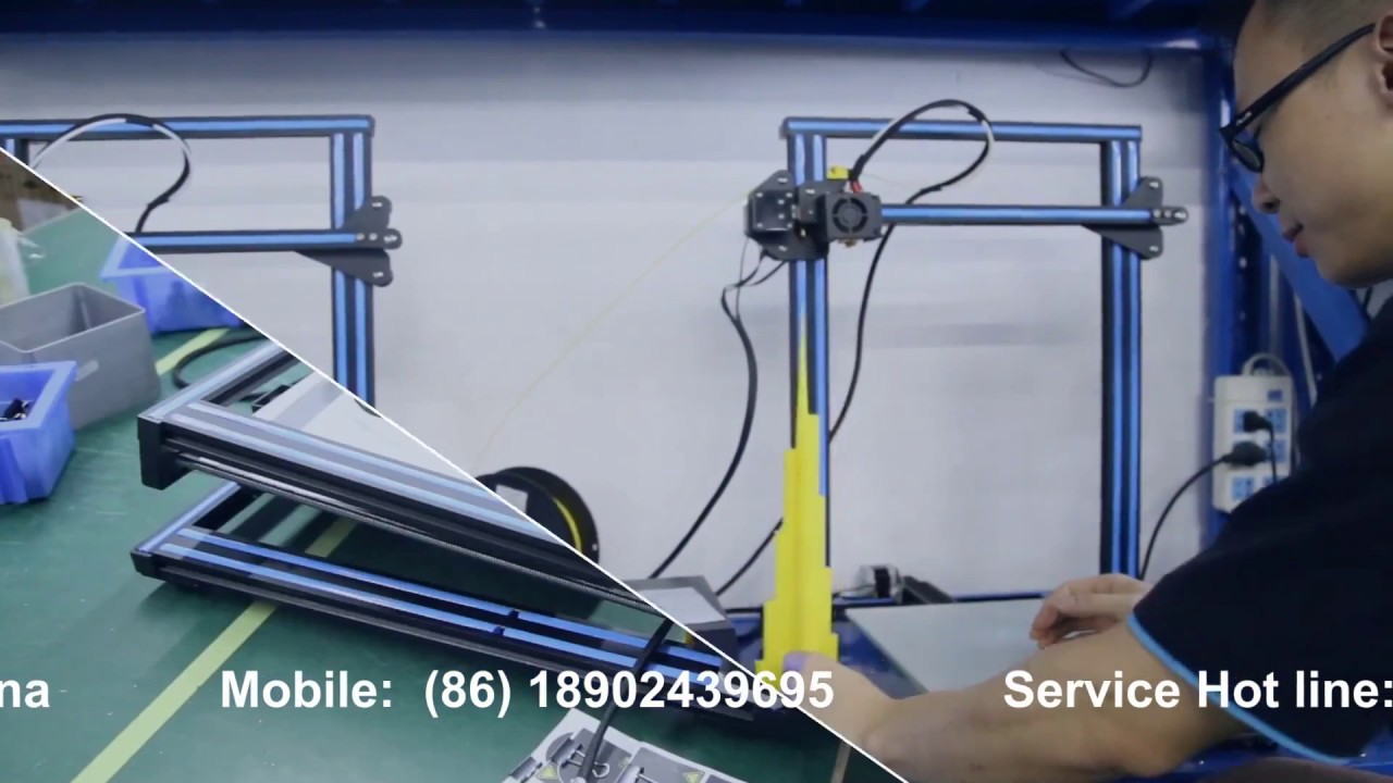 CR-10 3D Printer original factory (Shenzhen Creality 3D Co., Ltd) - YouTube
