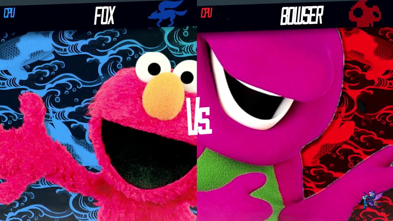 Elmo vs Barney - Requested Battle - YouTube