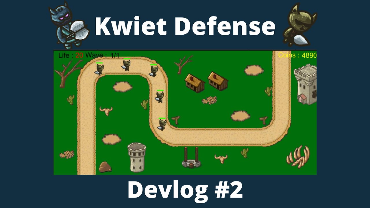 DevLog #2 : Kwiet Defense - YouTube
