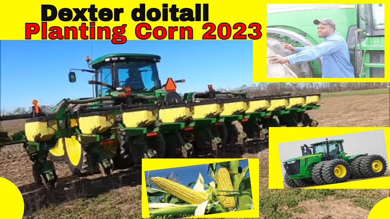 Dexter doitall Frist Day Planting Corn 2023 - YouTube