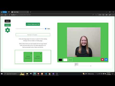 Watermarks Editor Using Html & JS - YouTube