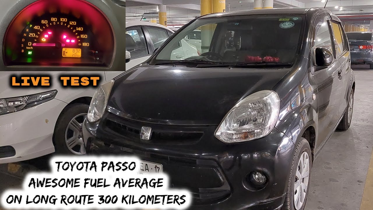 Toyota Passo Fuel Average On Long Route Highway Live Test | 2014 Model ...