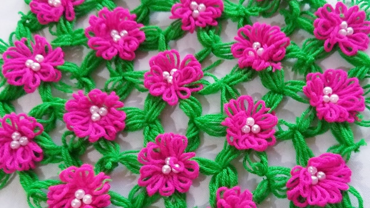 crosia ke design, woolen rumal design, crochet thalpos making, #26 ...