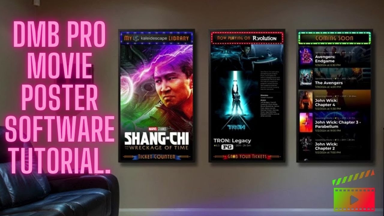 DMB Pro Movie Poster Software Version 1.2.9 Full Tutorial - YouTube