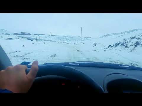 fast driving in heavy snow in winter road speedly supra - YouTube