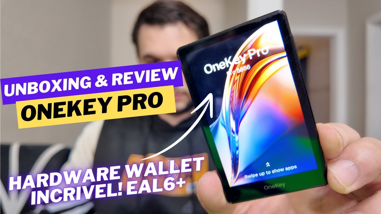 OneKey Pro Exclusiva do Shadow Unboxing Review! A melhor Hardware Wallet do mundo EAL6 ...