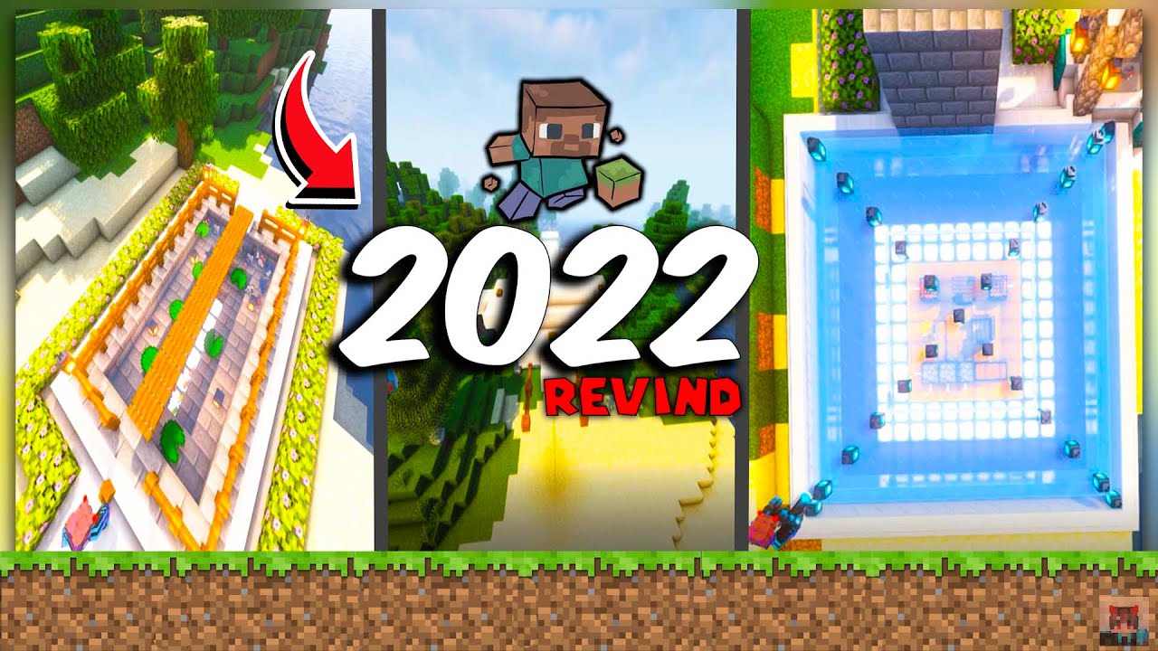 MY WHOLE JOURNEY OF 2022 IN MINECRAFT #minecraft #minecraftanimation # ...