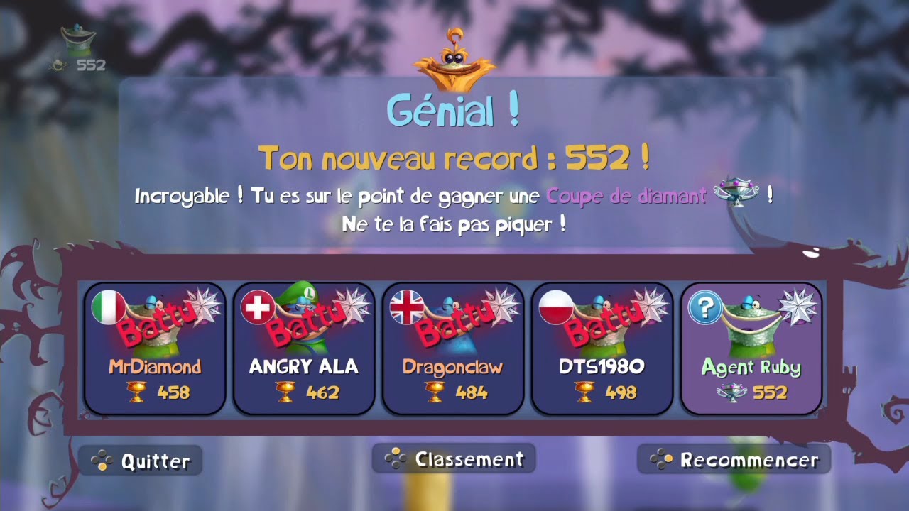 Rayman Legends Switch The Dojo 60s 552 Daily Extreme Challenge 15/10/24 ...