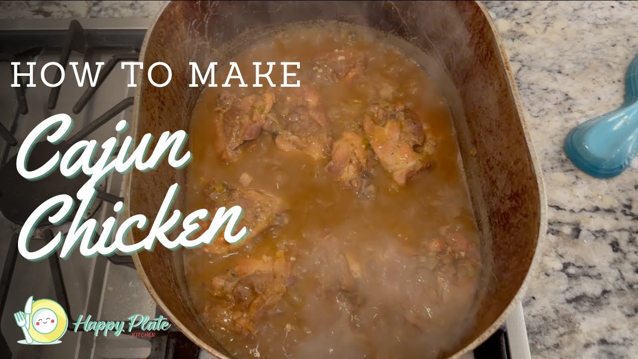 Cajun Chicken Recipe - Happy Plate Kitchen - YouTube
