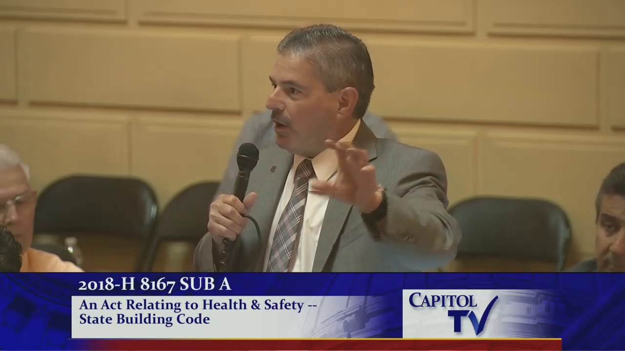 State Representative Ken Mendonca Explains H 8167 Sub A - YouTube