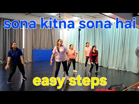 Sona kitna sona hai || learn easy steps || govinda song || hero no 1 ...