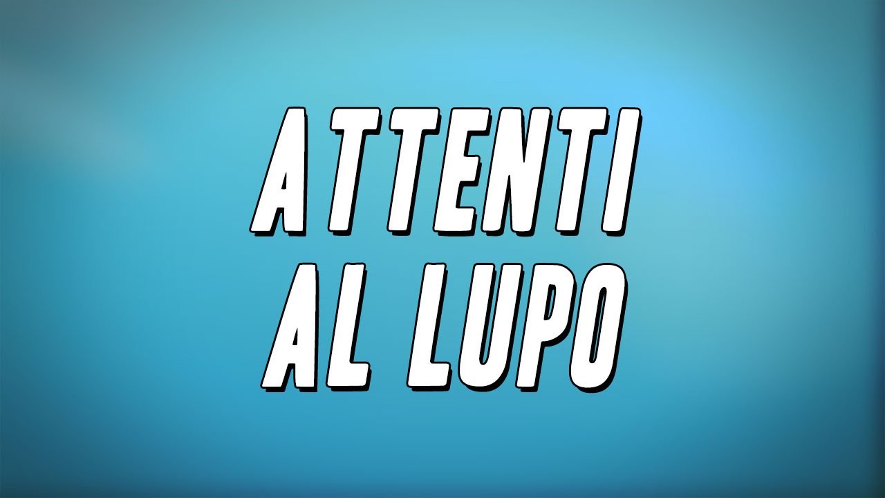Lucio Dalla - Attenti al lupo (Testo) - YouTube