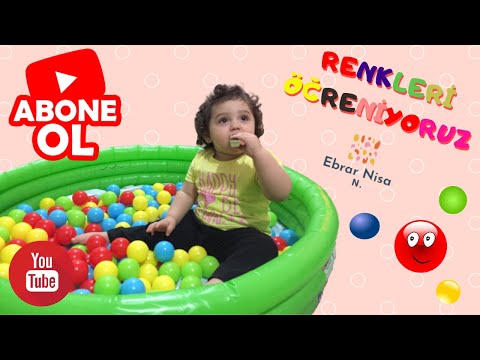 Ebrar Nisa N. Official - Renkli Toplar Renkleri Öğreniyoruz Learning Colors Nursery Rhymes Kid Songs