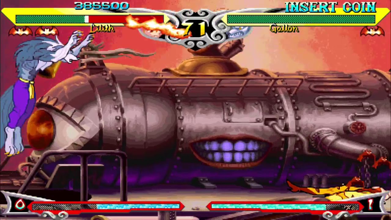 Vampire Savior :The lord vampire - ARCADE / LILITH PLAYTHROUGH - YouTube