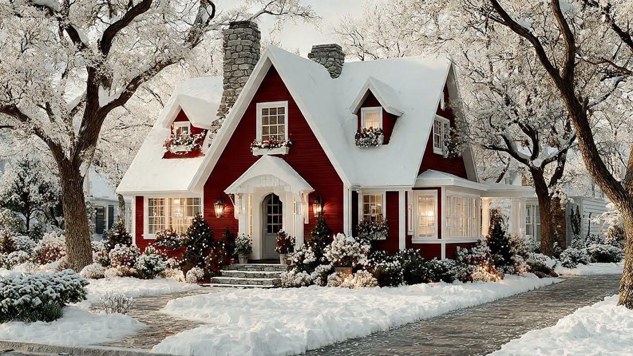 Christmas House Tour Red and White Gingham Christmas Decor - YouTube