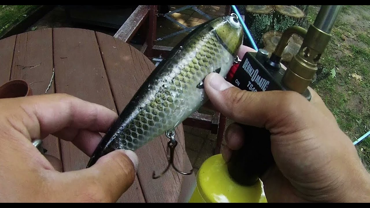 How to Fix Soft Plastic Musky Lures, Musky Smashes Huge Swim Bait ...