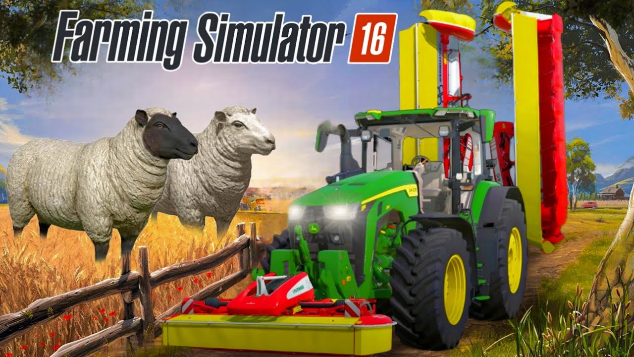 Fs 16 How to Feeds Sheep ? Fs16 Grass Cutting Gameplay | Farming ...