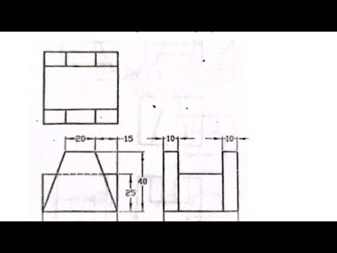 How to draw an isometric drawing - YouTube