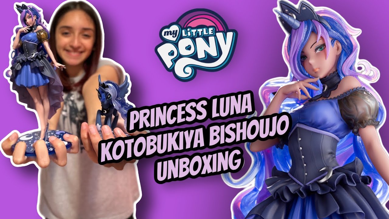 Unboxing - My Little Pony Princess Luna Bishoujo Statue - YouTube