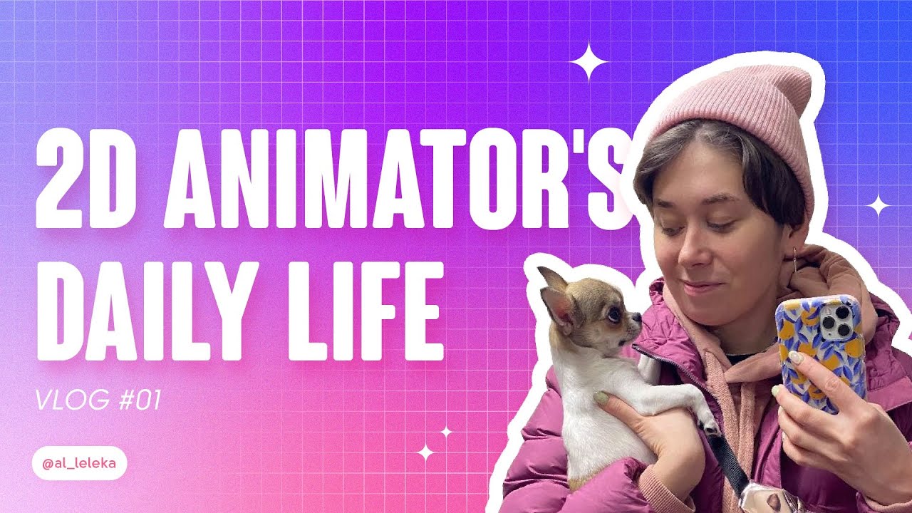 2D ANIMATOR'S DAILY LIFE. VLOG #1 - YouTube