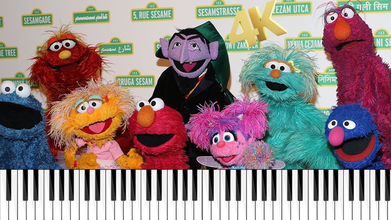 Sesame Beginnings Theme Song 4K Sheet Music