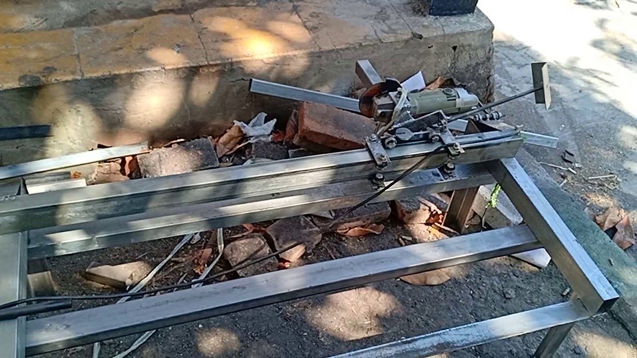 Cnc cutting besi tanpa plasma/ menghunakan spindle gerinda - YouTube