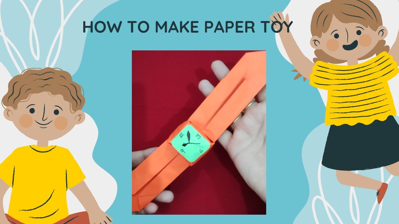 How to make Paper Watch | Easy Origami | Paper Toy | Origami Paper ...
