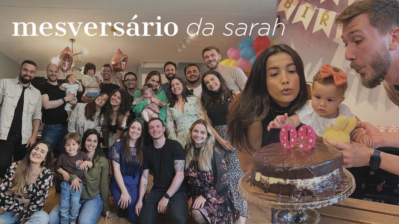 A PRIMEIRA (e única) FESTA DE MESVERSÁRIO DA SARAH com os amigos na ...