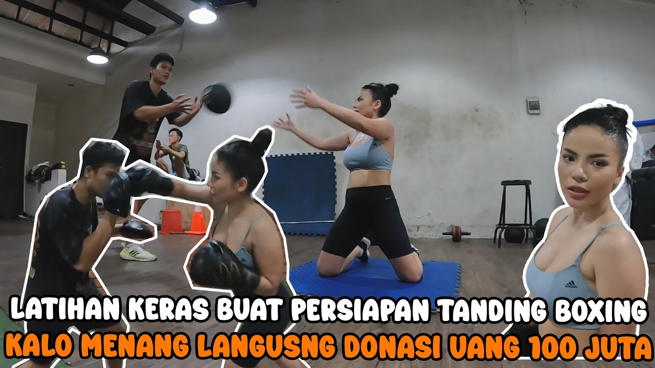 PERSIAPAN DINAR LATIHAN BOXING BUAT TANDING TINJU DI HSS 5, HARUS MENANG SUPAYA BISA DONASI 100 ...