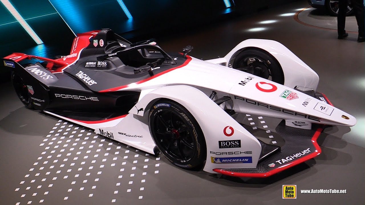 2020 Porsche Formula-E Race Car - Walkaround - 2019 LA Auto Show - YouTube