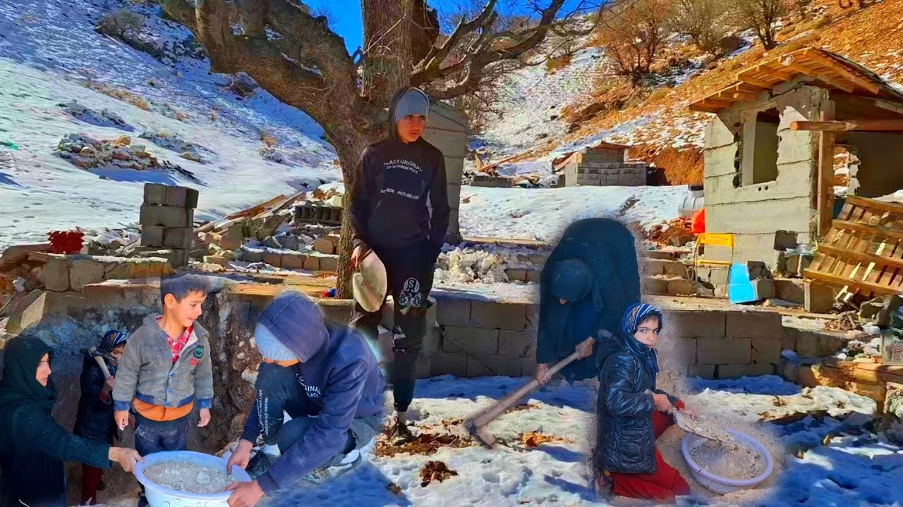 Sheltering a homeless family in a cave near Amir's house - YouTube