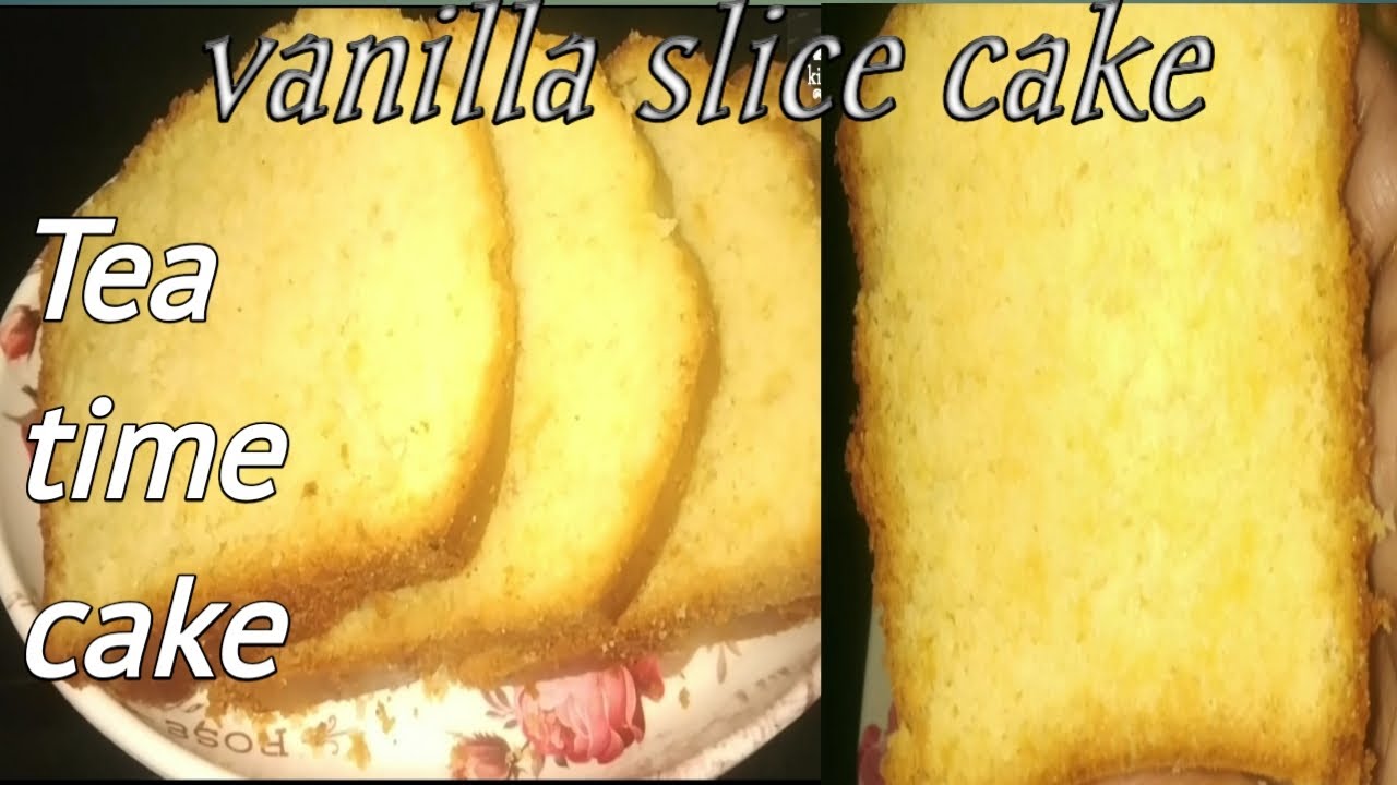 Vanilla slice cake| How to make vanilla slice cake in OTG| Tea time ...