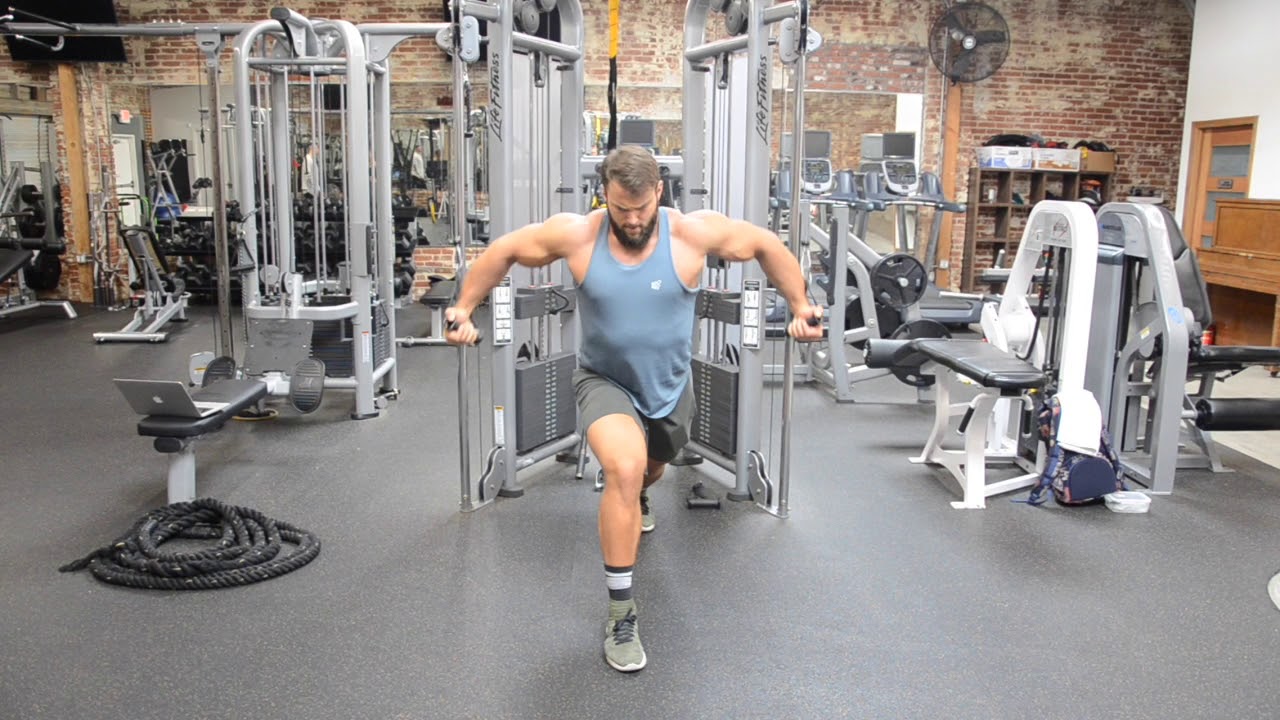 Decline Cable Fly - YouTube