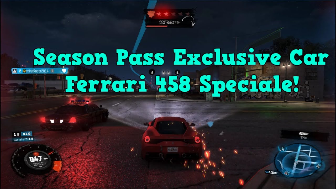The Crew - Season Pass Exclusive Cars - Ferrari 458 Speciale - Cop ...