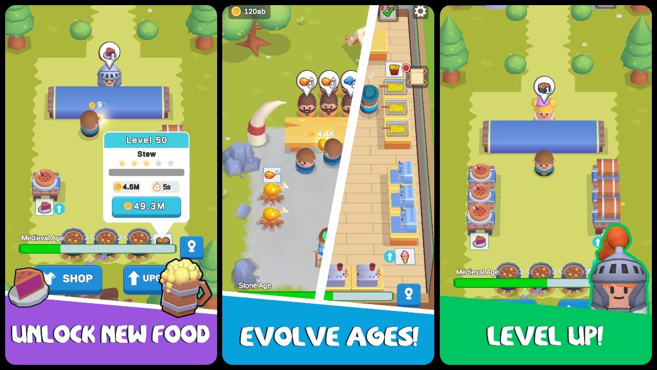 Idle Food Evolution Android Gameplay - YouTube